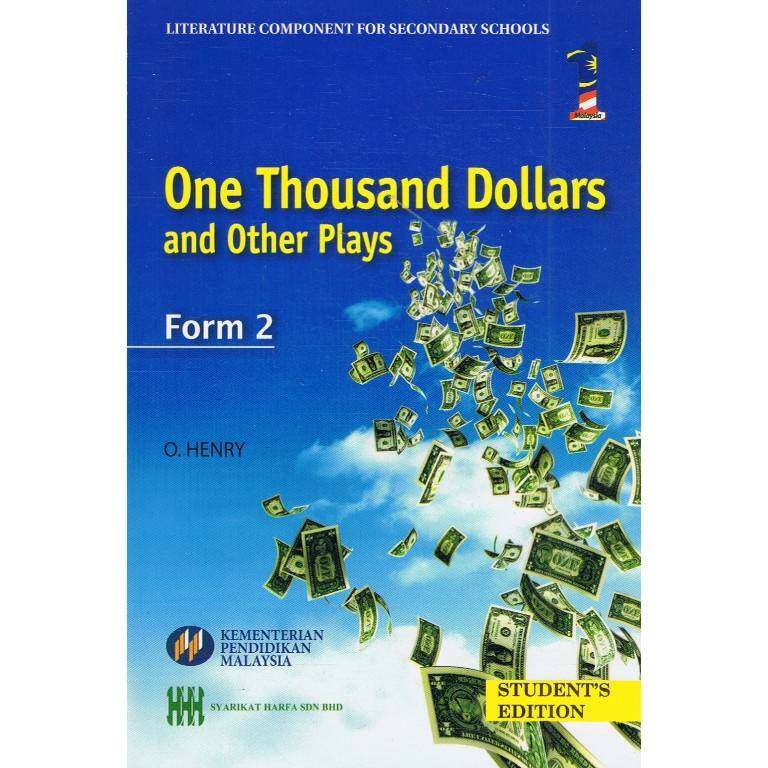 ONE THOUSAND DOLLARS AND OTHER PLAYS (ISBN: 9789671365601)
