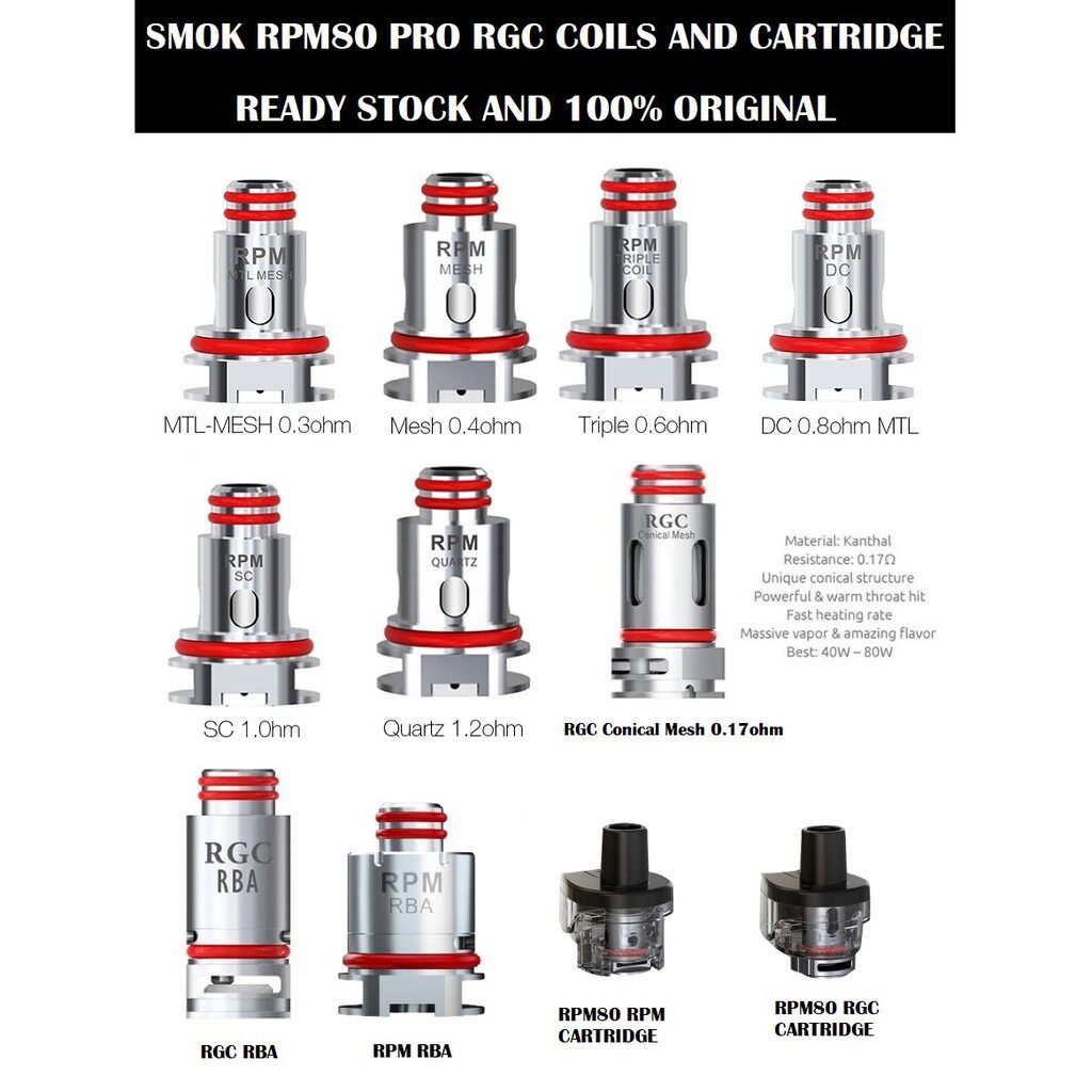 SMOK RPM 80/40 VAPE POD MOD KIT 1500mAh 4.3ML CARTRIDGE SMOK KIT BY ... SMOK RPM 80/40 VAPE POD MOD KIT 1500mAh 4.3ML CARTRIDGE SMOK KIT BY ...