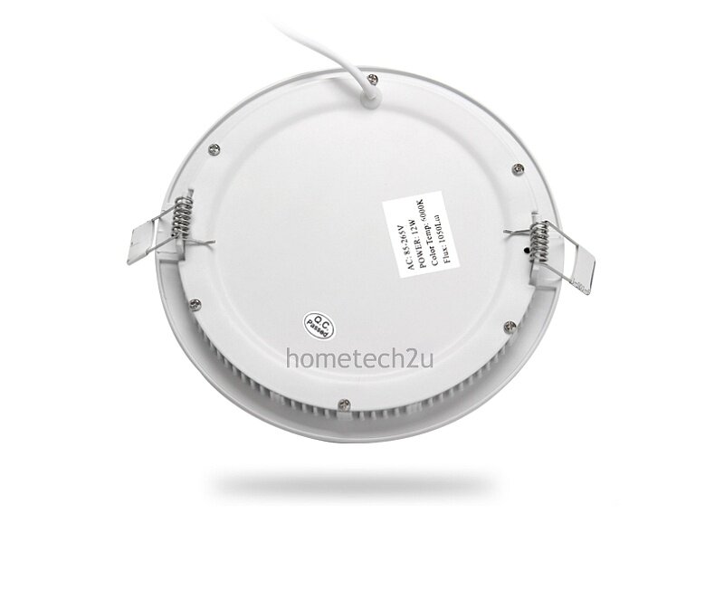 OPEX Round 4" 12W LED Panel Downlight Ceiling Light (Daylight)