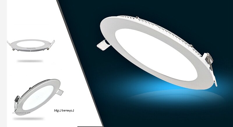 OPEX Round 4" 12W LED Panel Downlight Ceiling Light (Daylight)