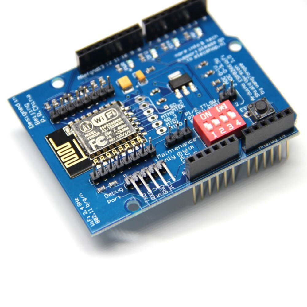Tenflyer ESP8266 ESP-12E UART WIFI Wireless Shield TTL Converter For Arduino UNO R3 Mega price ...