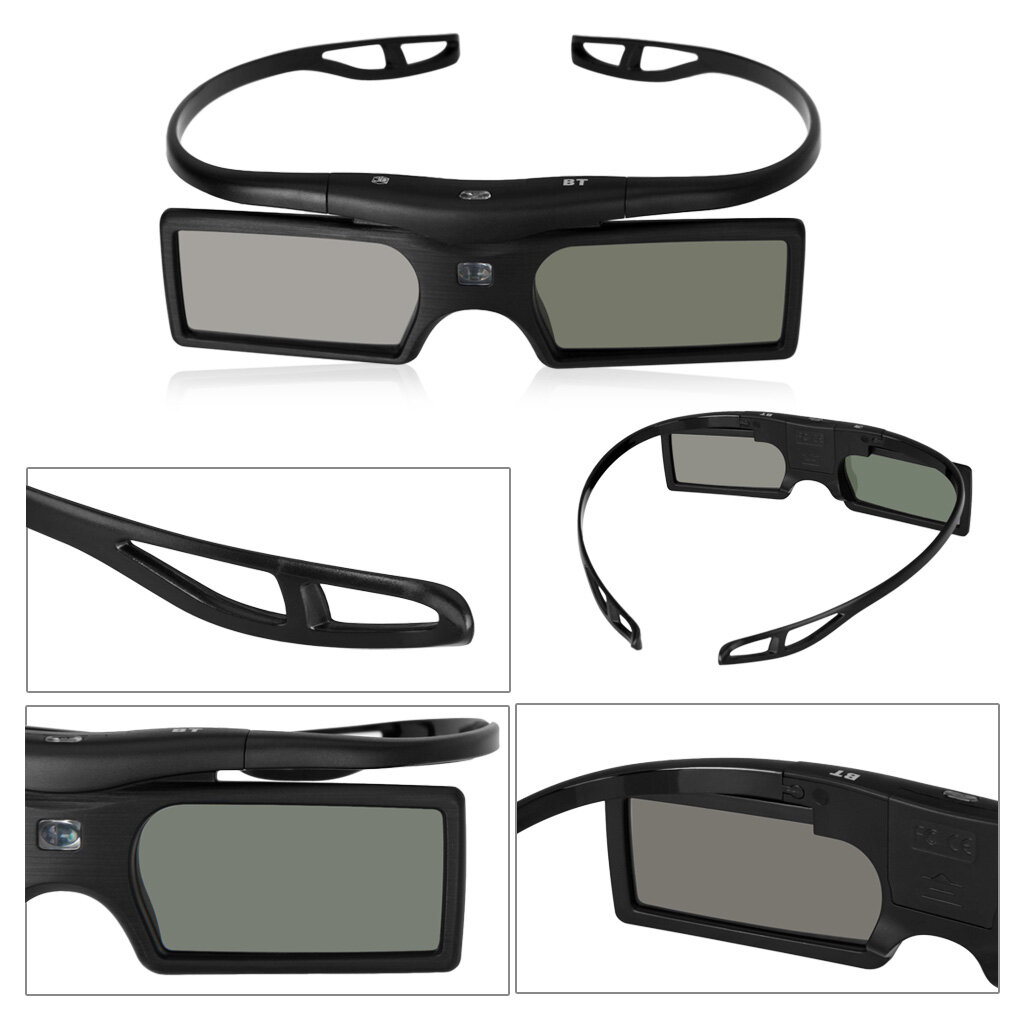 Gonbes Universal 3D Active Shutter TV Glasses For Samsung/Panasonic 3D ...
